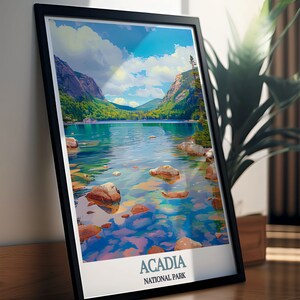 Acadia Wall Art Jordan Pond National Park Print Jordan Pond Art Print ...