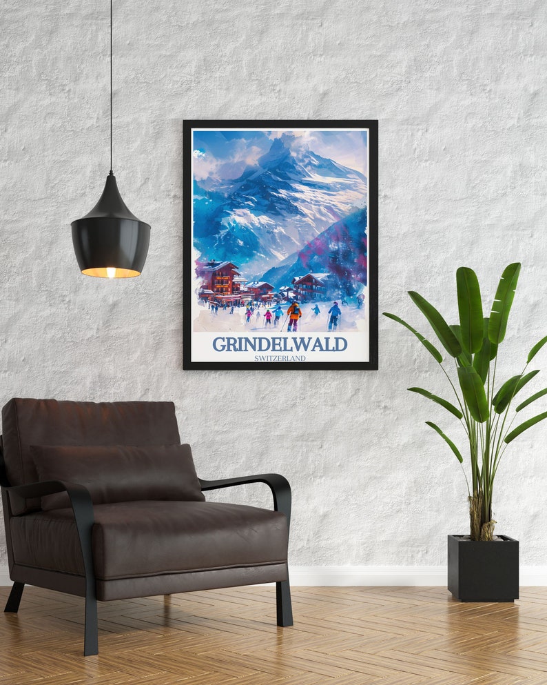 Grindelwald Posters - Swiss Alps Wall Art - Jungfrau Print ...