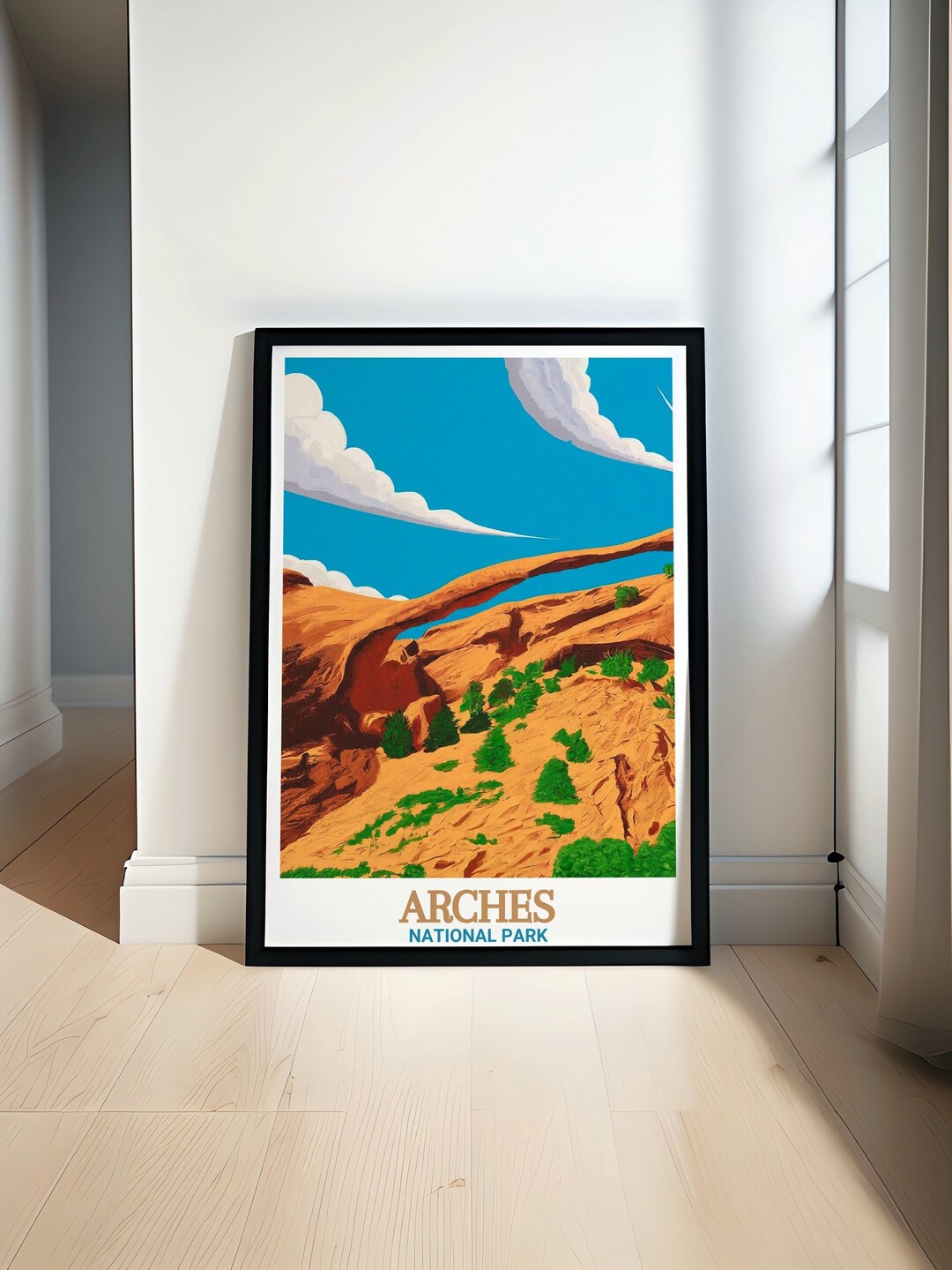 Arches National Park Wall Art - Landscape Arch Posters - Arches Artwork ...