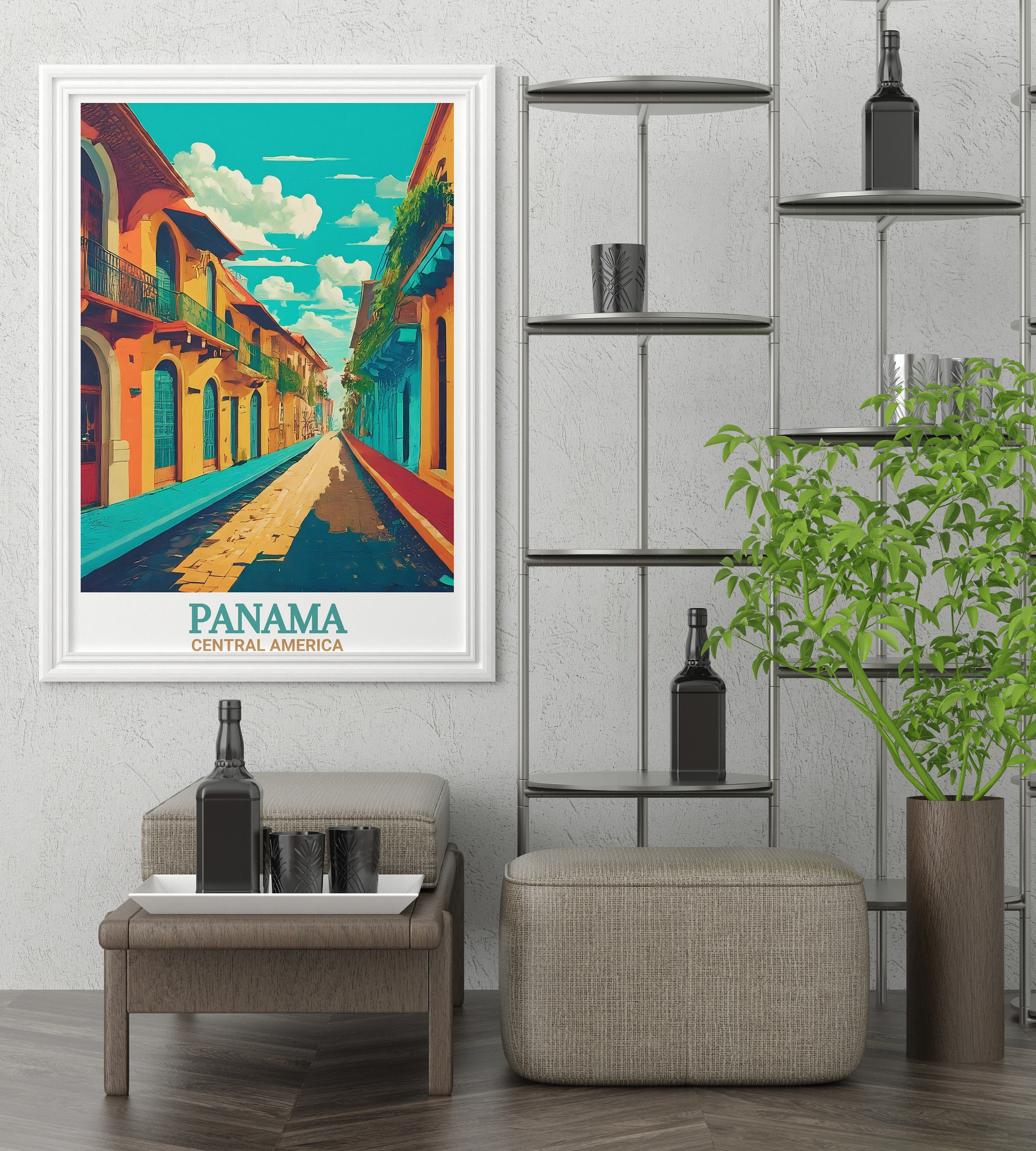 Panama City Art - Casco Viejo Travel Posters - Historic Panama Prints ...