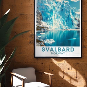 Svalbard Art Collection- Nordenskiöld Glacier Decor for Every Occasion ...