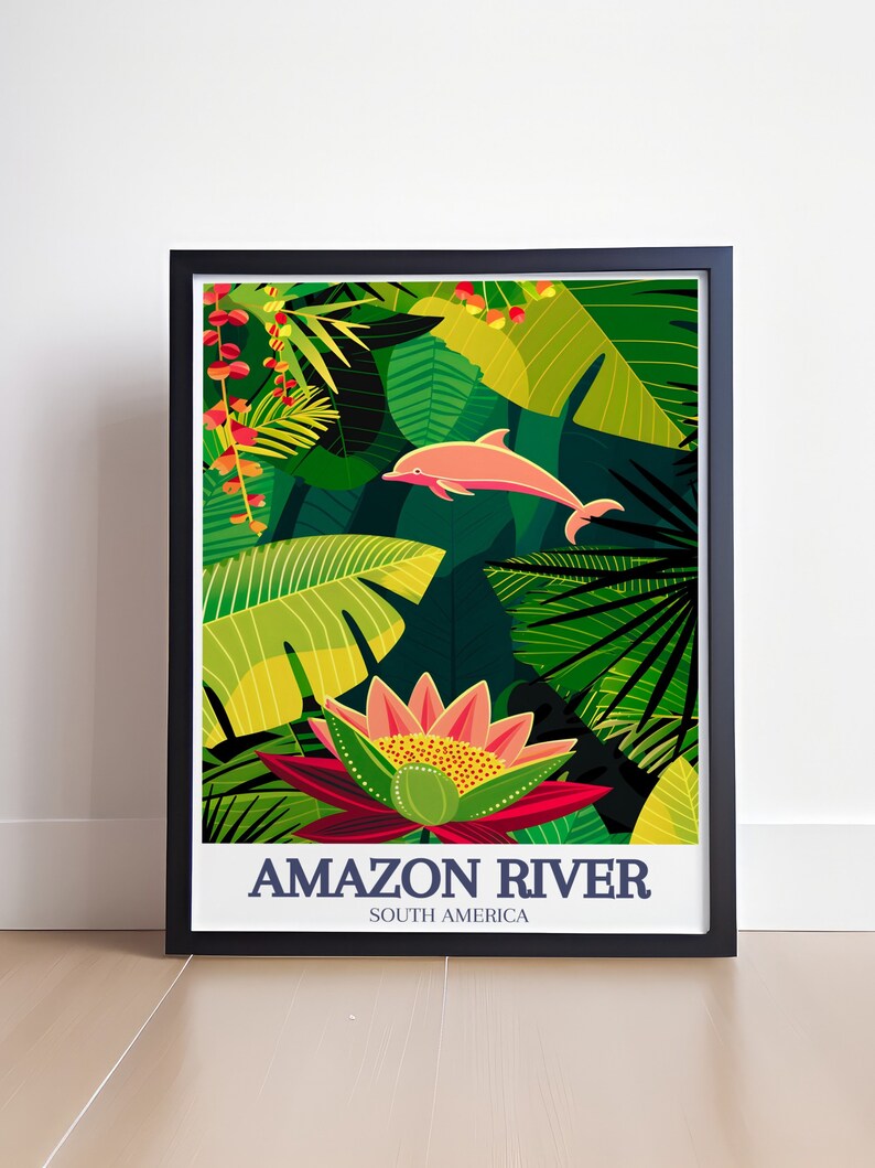 Amazon River Poster - Framed Victoria Regia Water Lily Print - Amazon ...