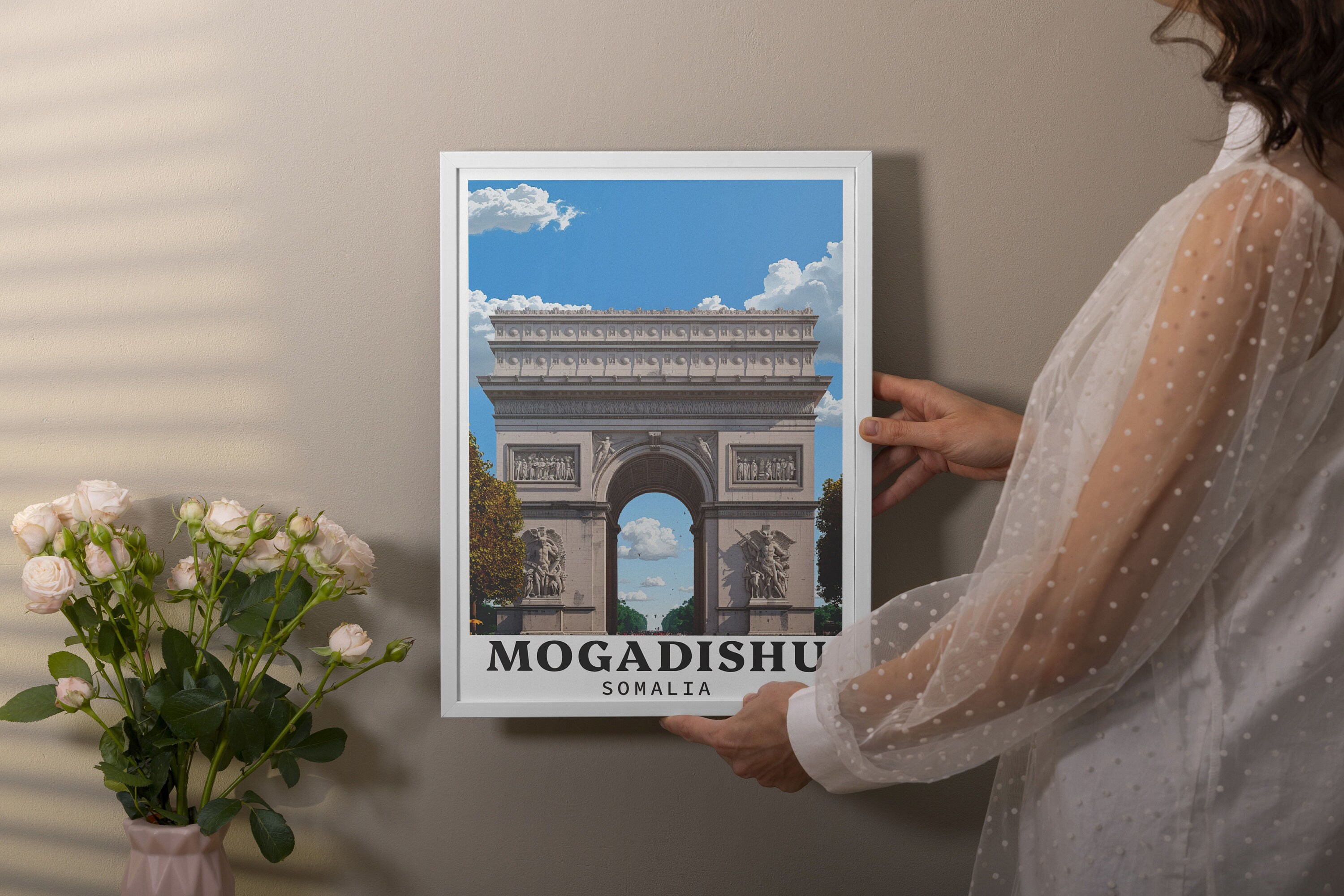 Somalia Art Collection - Arch of Triumph Art - Somali Poster ...