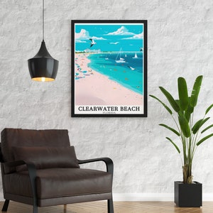 Clearwater Beach Art Collection - Clearwater Beach Hotel Travel Prints ...