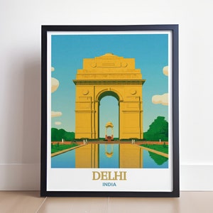 Delhi Wall Art - India Gate Travel Print and Decor - India Gate Art and ...