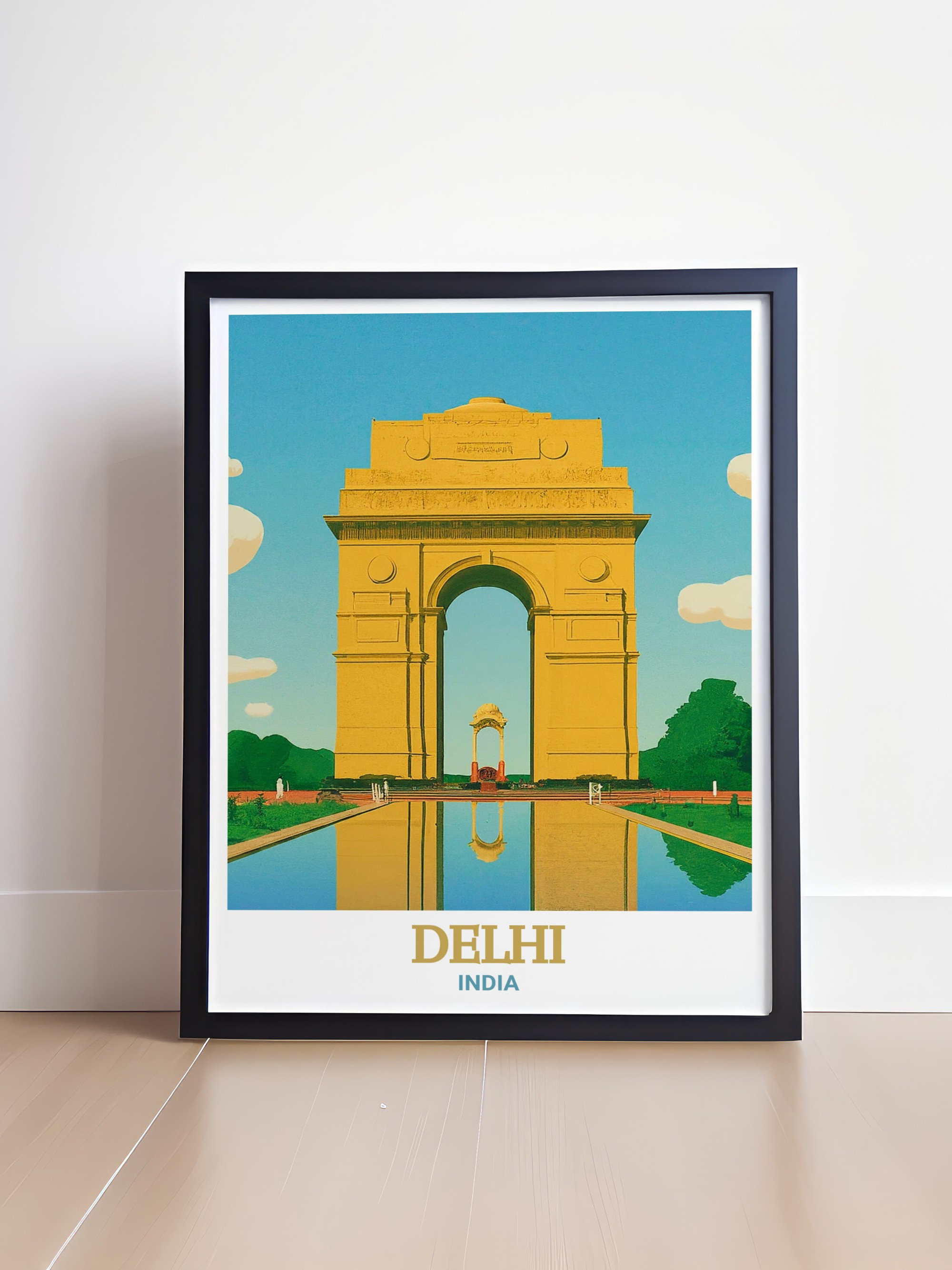 Delhi Wall Art - India Gate Travel Print and Decor - India Gate Art and ...