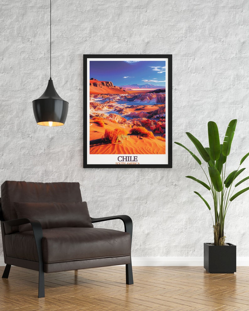 Chile Travel Art - Atacama Desert Poster - Enchanting Chile Wall Art ...