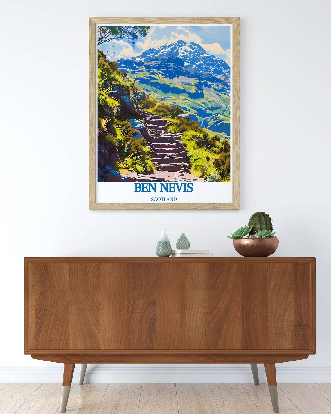 Ben Nevis Poster - Framed Ben Nevis Mountain Poster - Ben Nevis Print ...