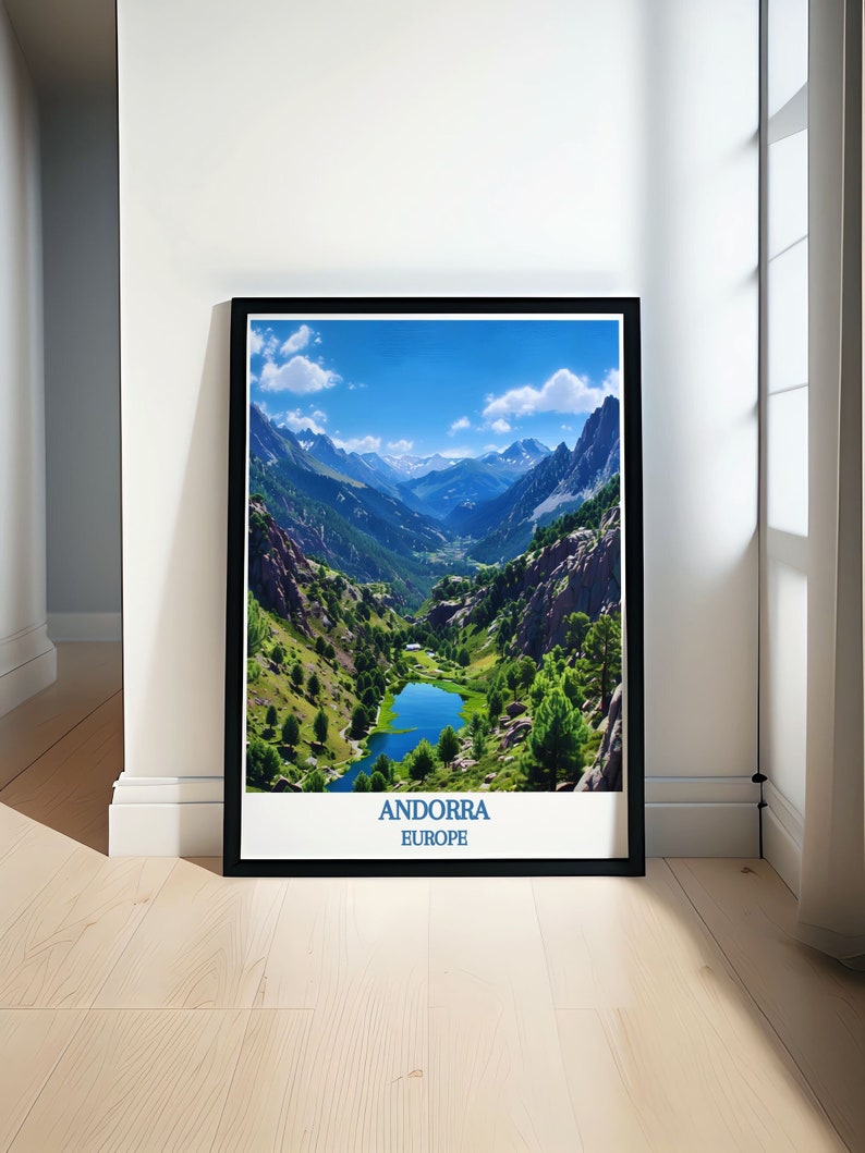 Andorra Ski Resort Art Vintage Poster Series Pal Arinsal Andorra ...