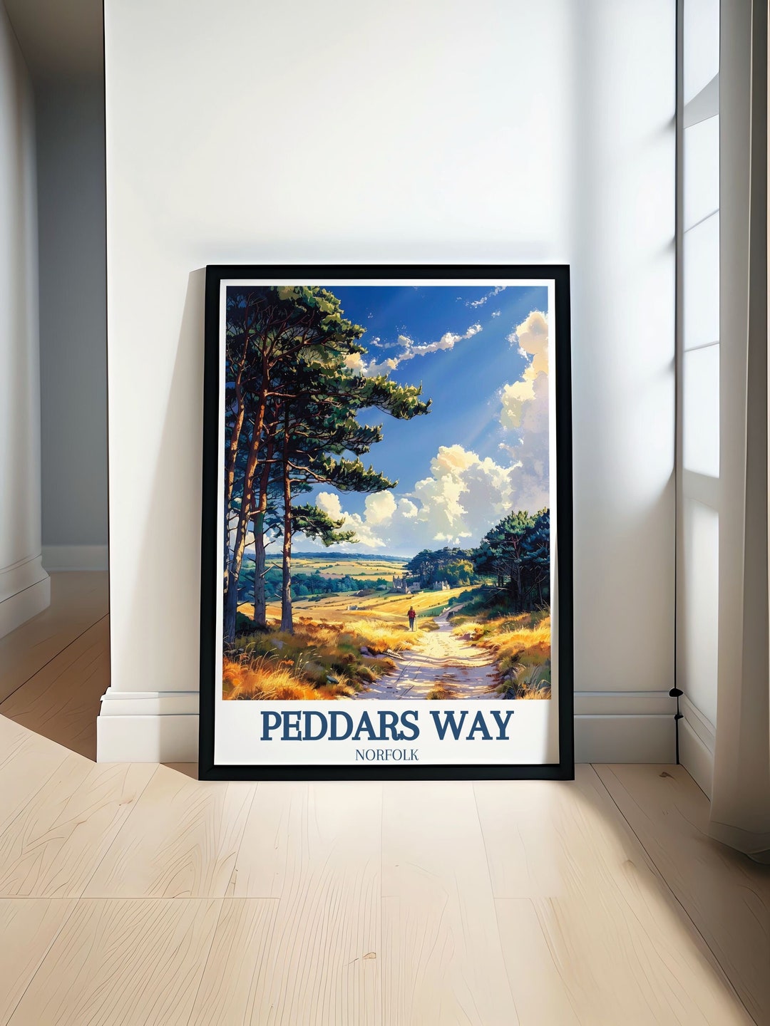 Peddars Way Posters Castle Acre King's Lynn Decor Castle Acre King's ...