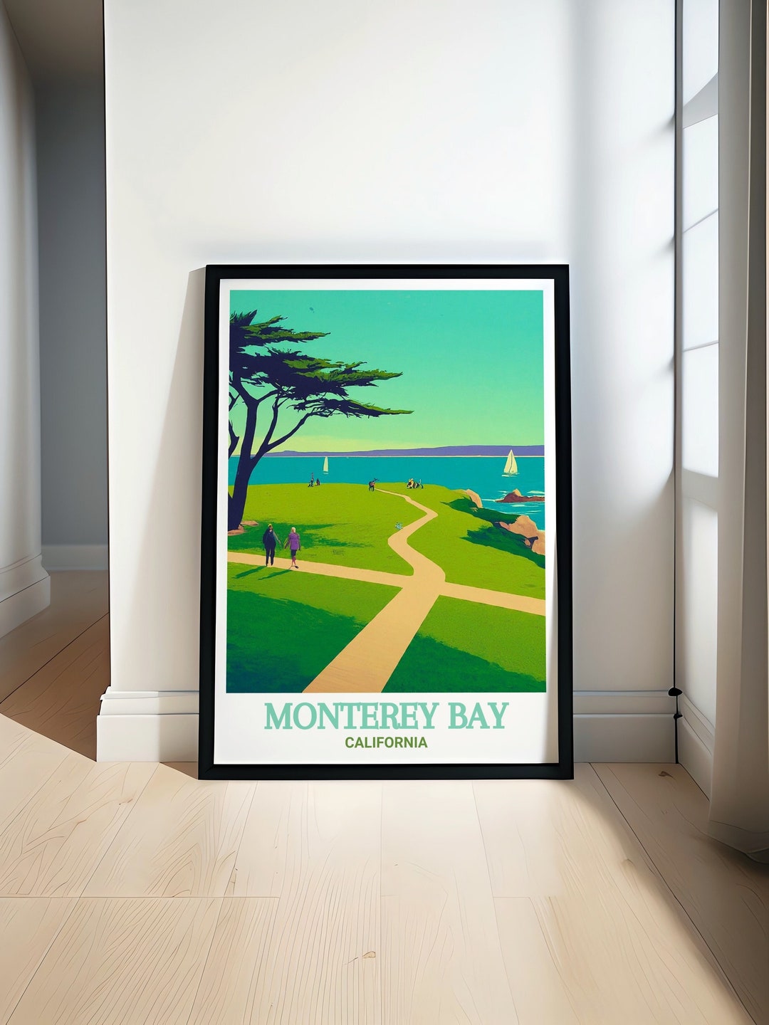 Monterey Bay Posters Collection- Lovers Point Park Travel Posters ...