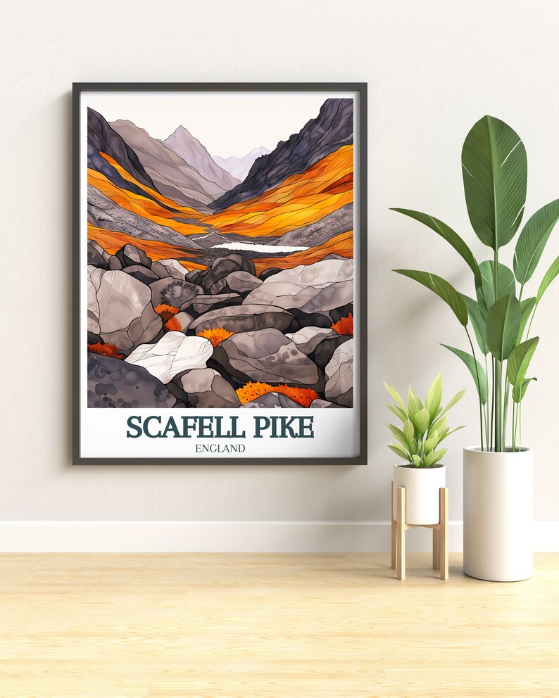 Scafell Pike Wall Art Art From Lake District National Park Scafell Pike ...