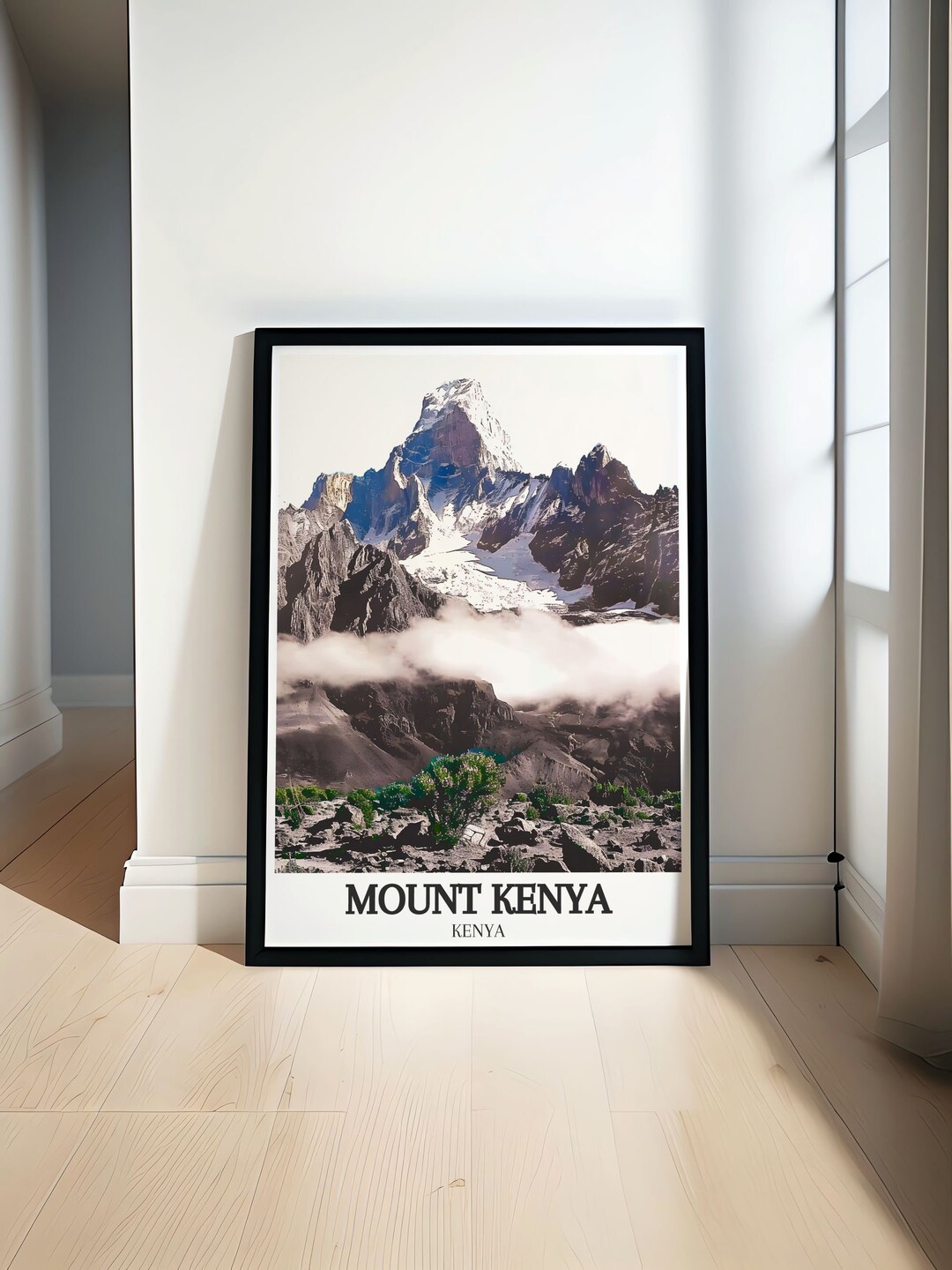 Mount Kenya Wall Art - Mount Kenya National Park Poster - Mount Kenya ...