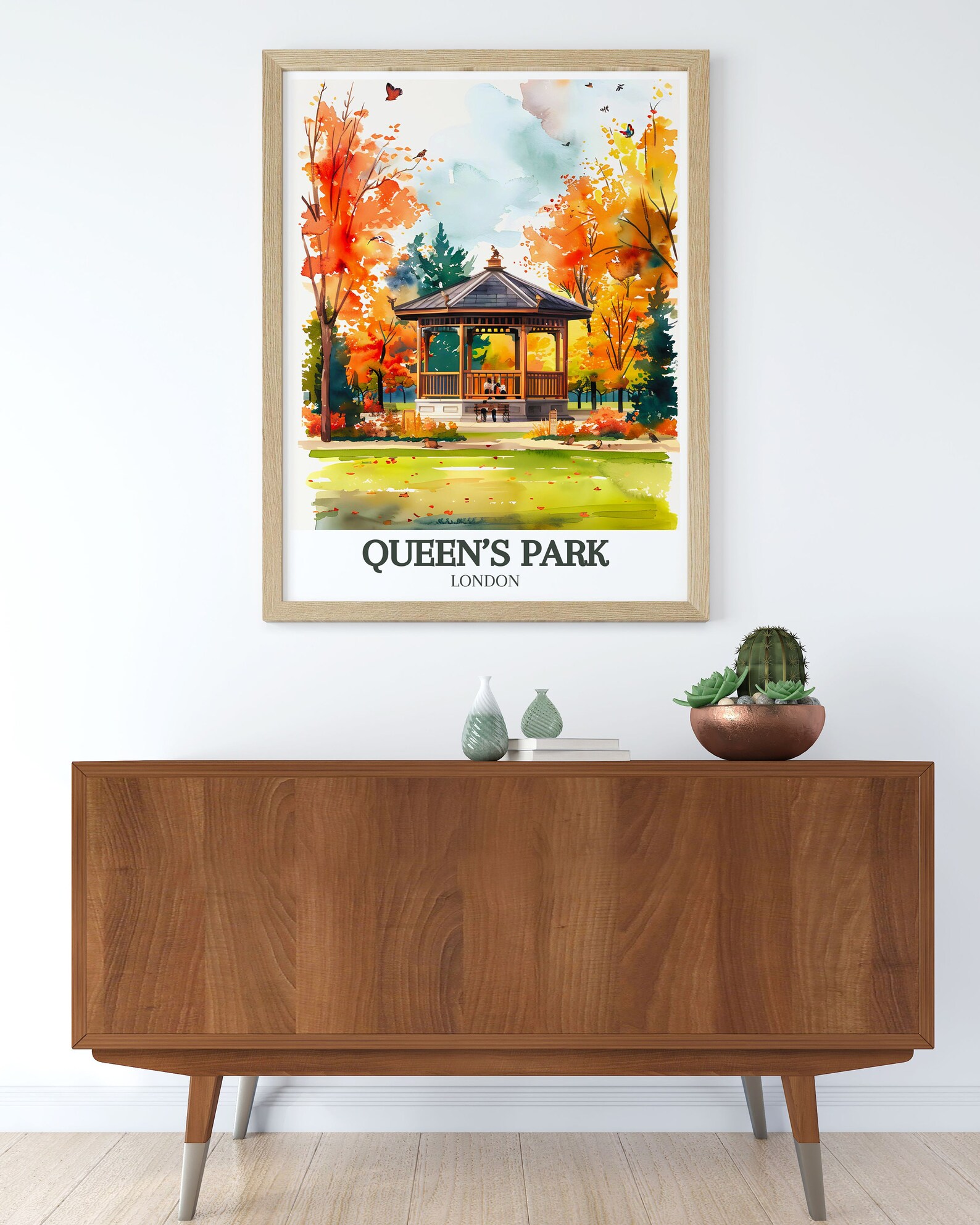 Queen's Park Travel Print Queen's Park Bandstand Art queen's Park ...
