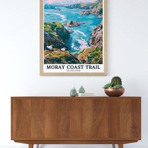 Moray Coast Posters - North Sea Coastal Prints - Moray Coast Trail Art ...
