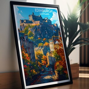 Majestic Edinburgh Castle Posters - Edinburgh Castle Art for Timeless ...