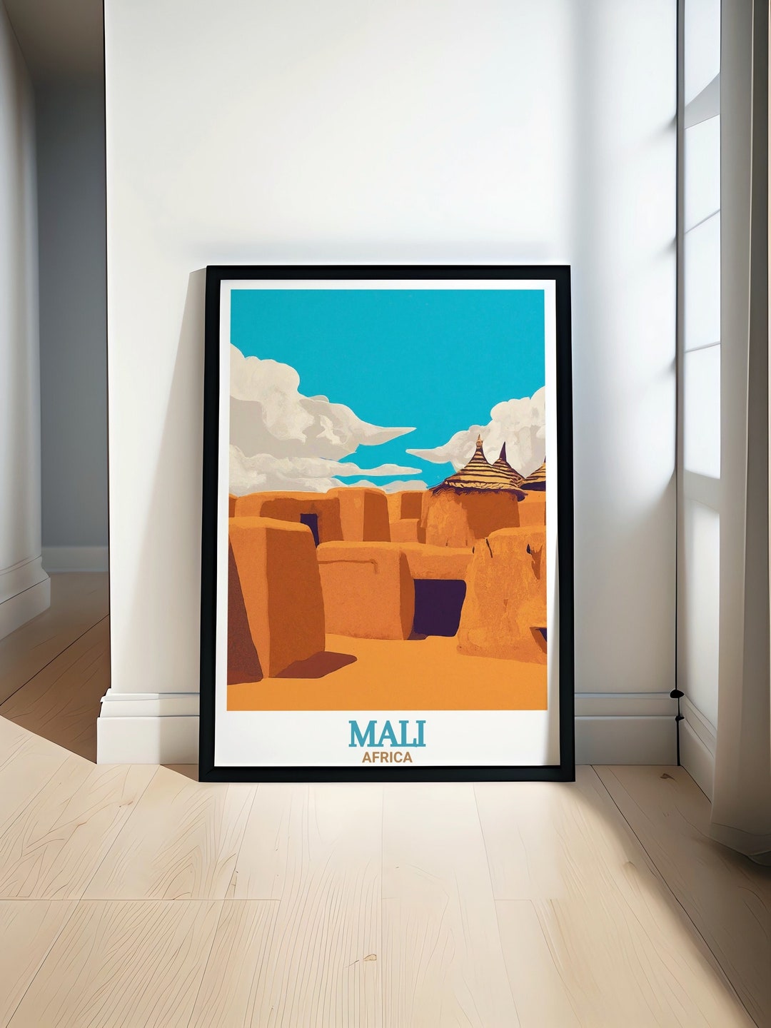 Mali Travel Art -bandiagara Escarpment Art - Mali Posters and Africa ...