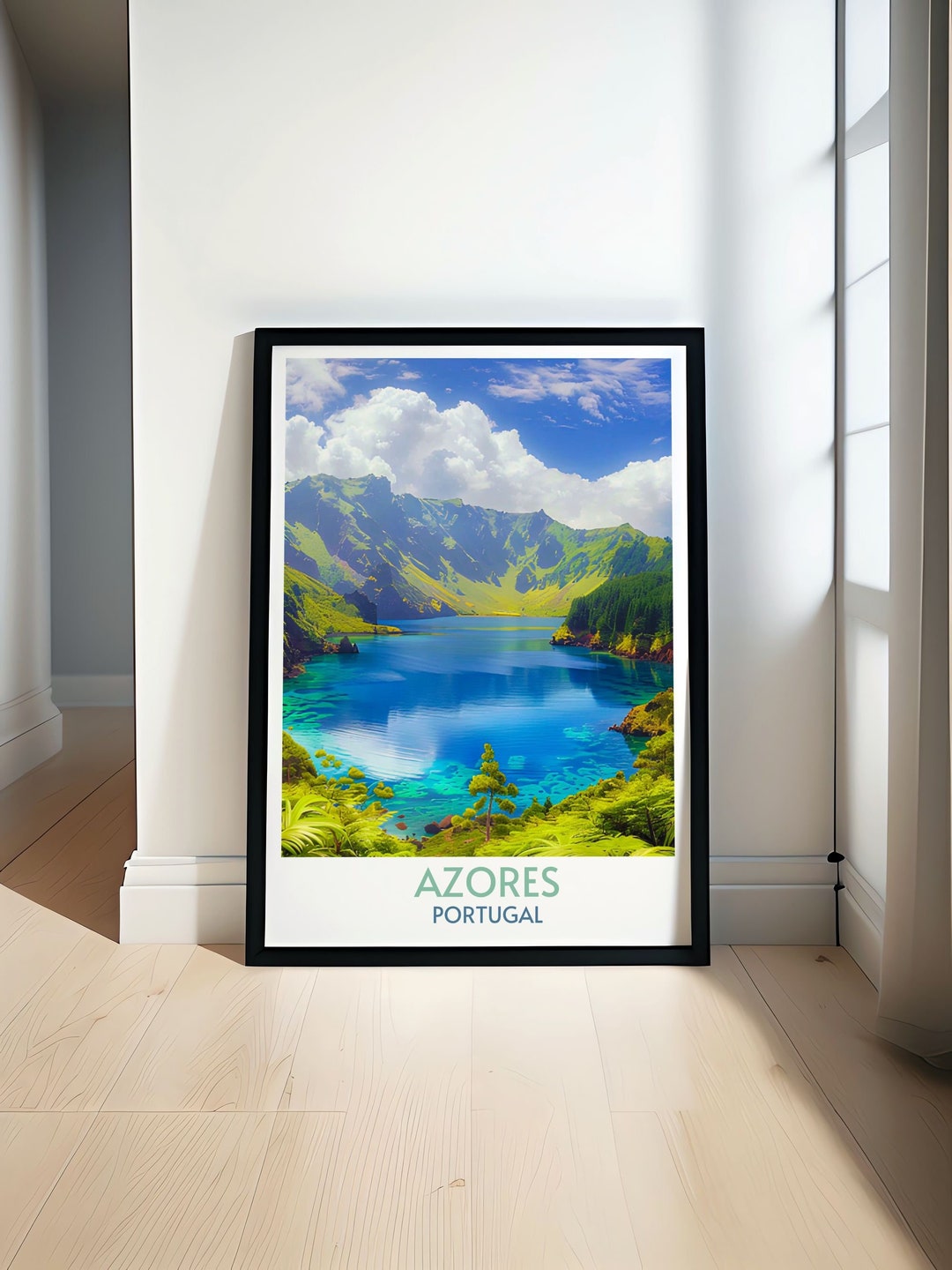Azores Art - Azores Print - Azores Poster - Azores Wall Art - Azores ...