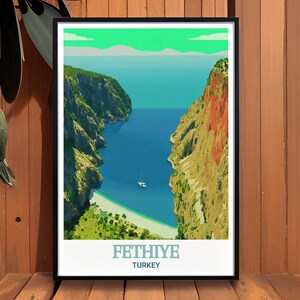 Fethiye Travel Posters Butterfly Valley Scenic Views Fethiye Nature ...