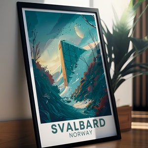 Svalbard Wall Art - Svalbard Poster - Svalbard Gift - Svalbard Framed ...