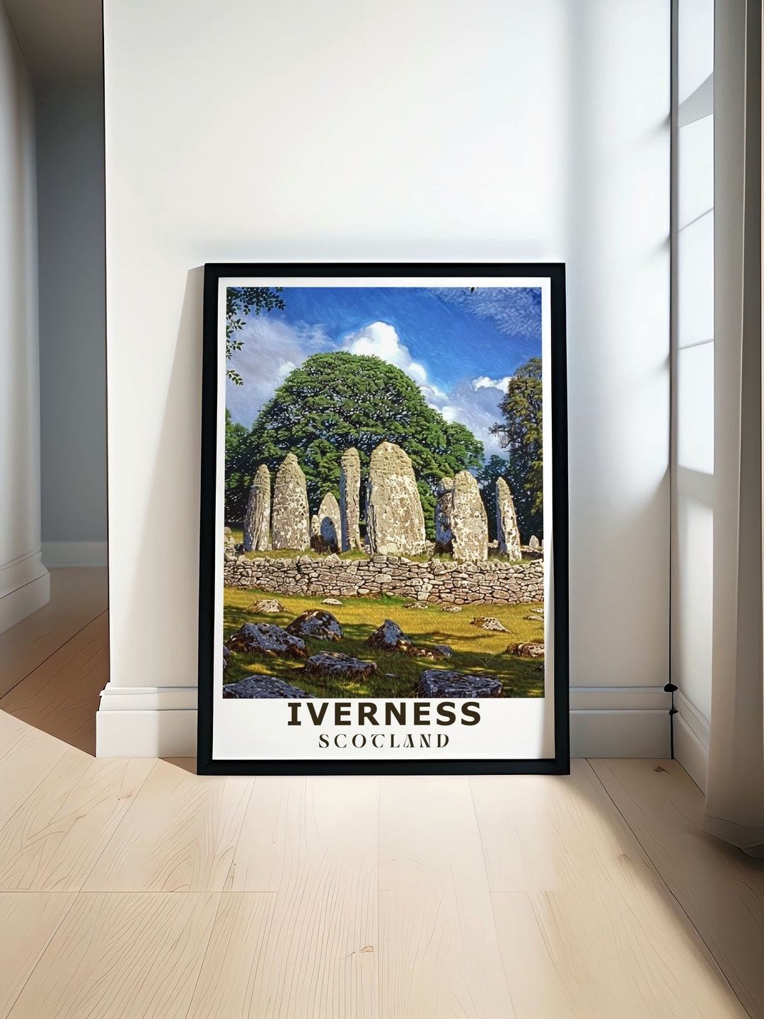 Inverness Clava Cairns Print - Ancient Stone Circle Art - Scotland ...