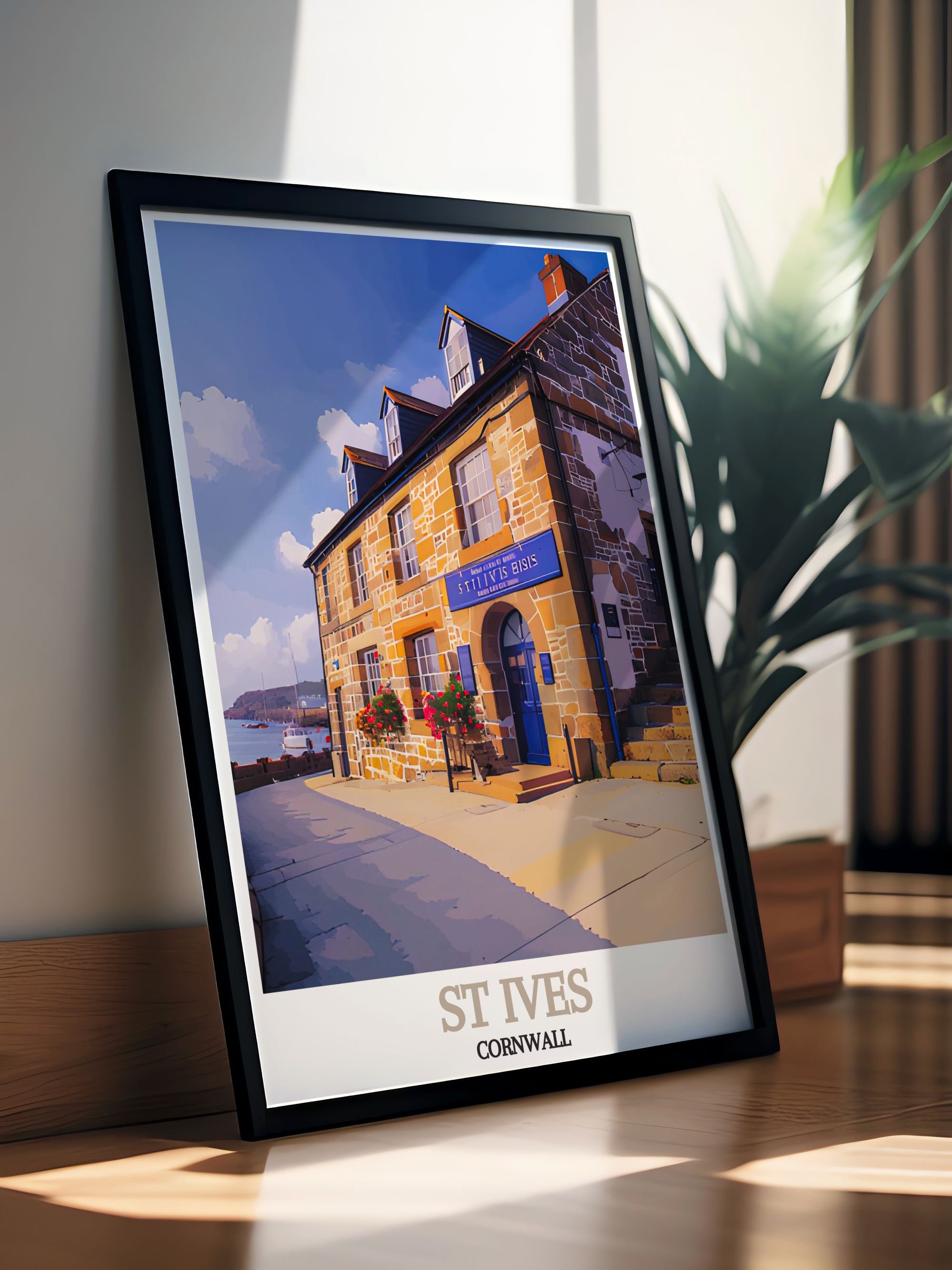 St Ives Museum Poster st Ives Art Collection Cornwall Wall Art St Ives ...