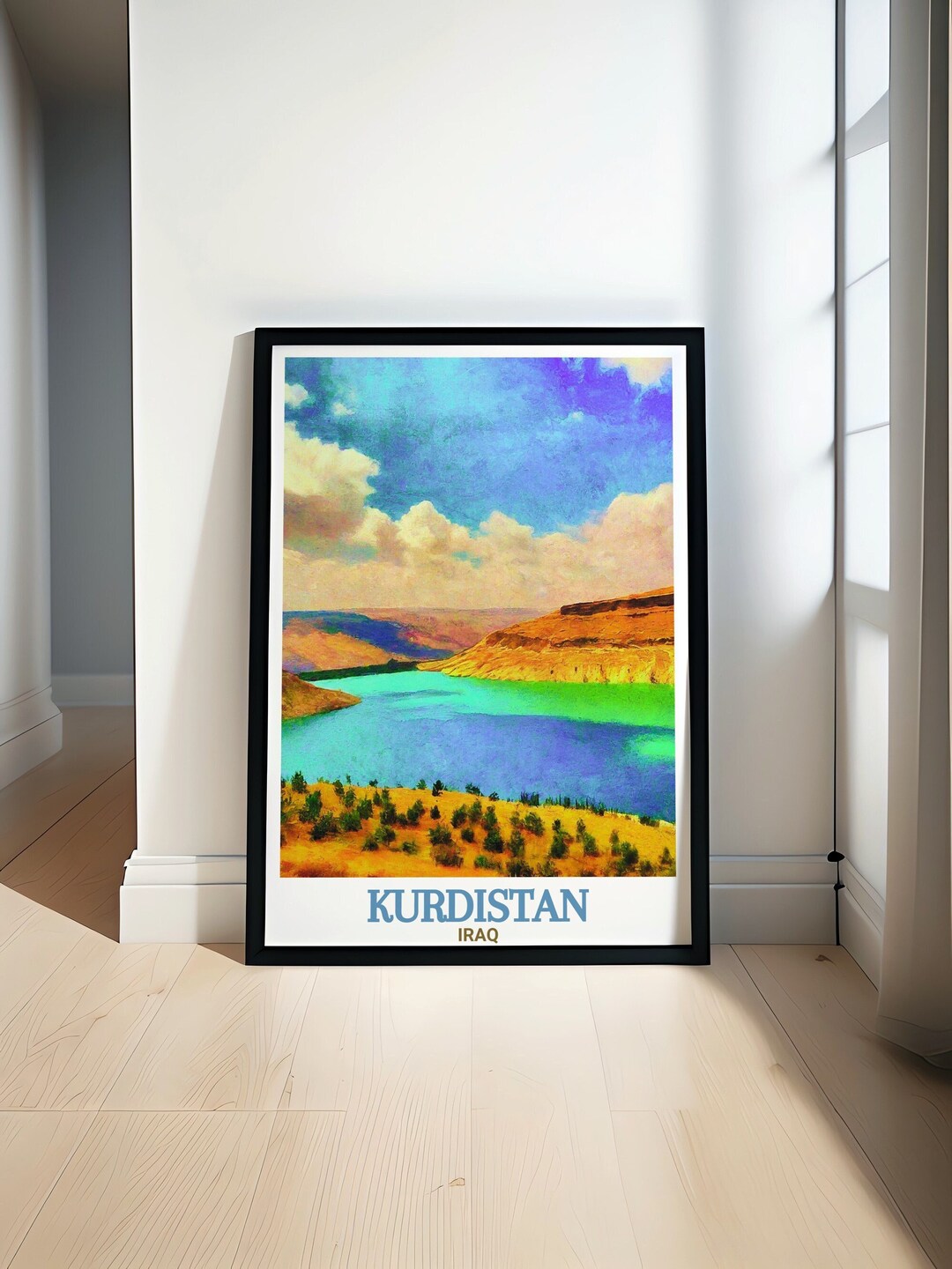 Kurdistan Poster - Kurdistan Print - Kurdistan Wall Art - Kurdistan Art ...