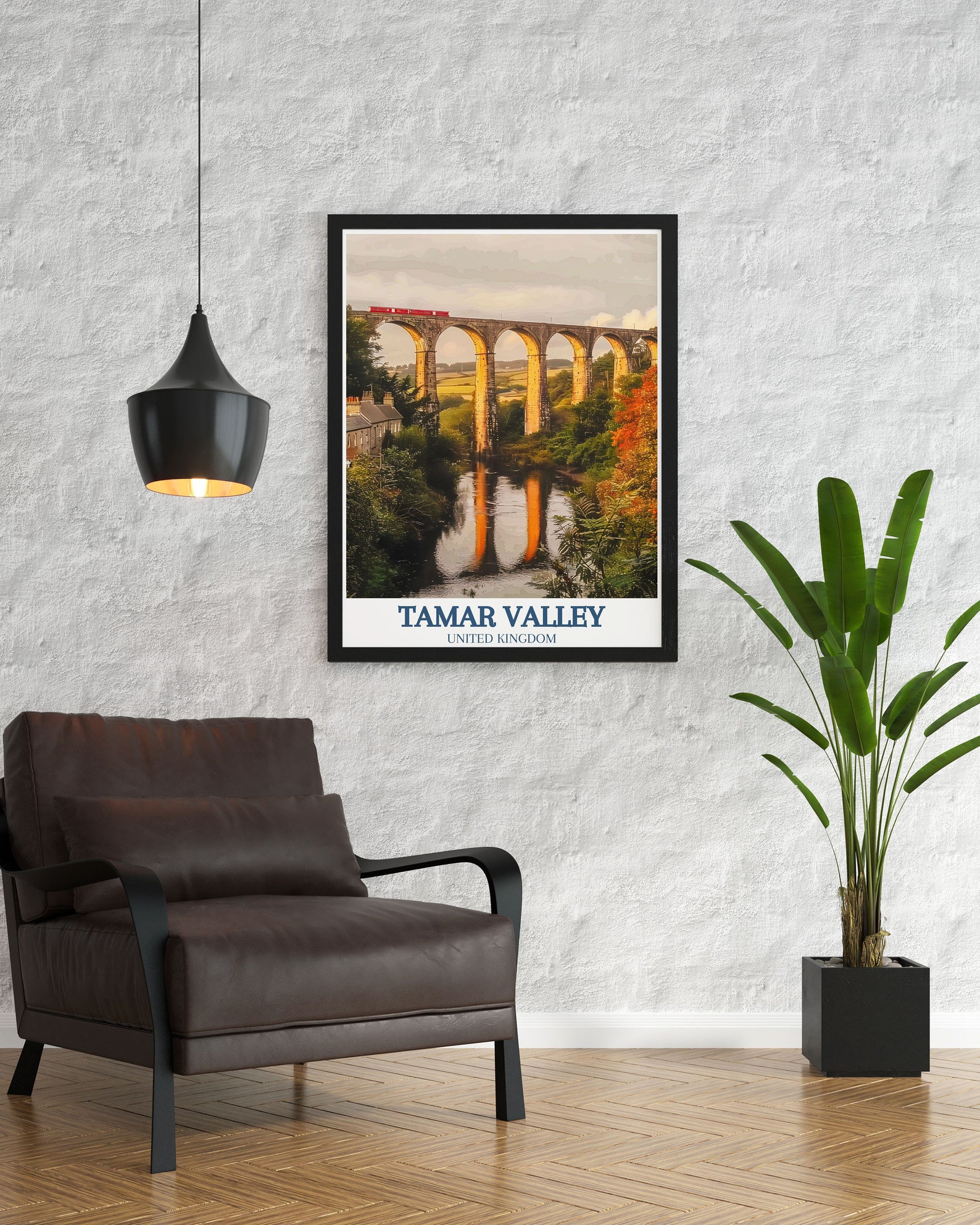 Tamar Valley AONB Posters Calstock Viaduct Art Prints Tamar Valley AONB ...