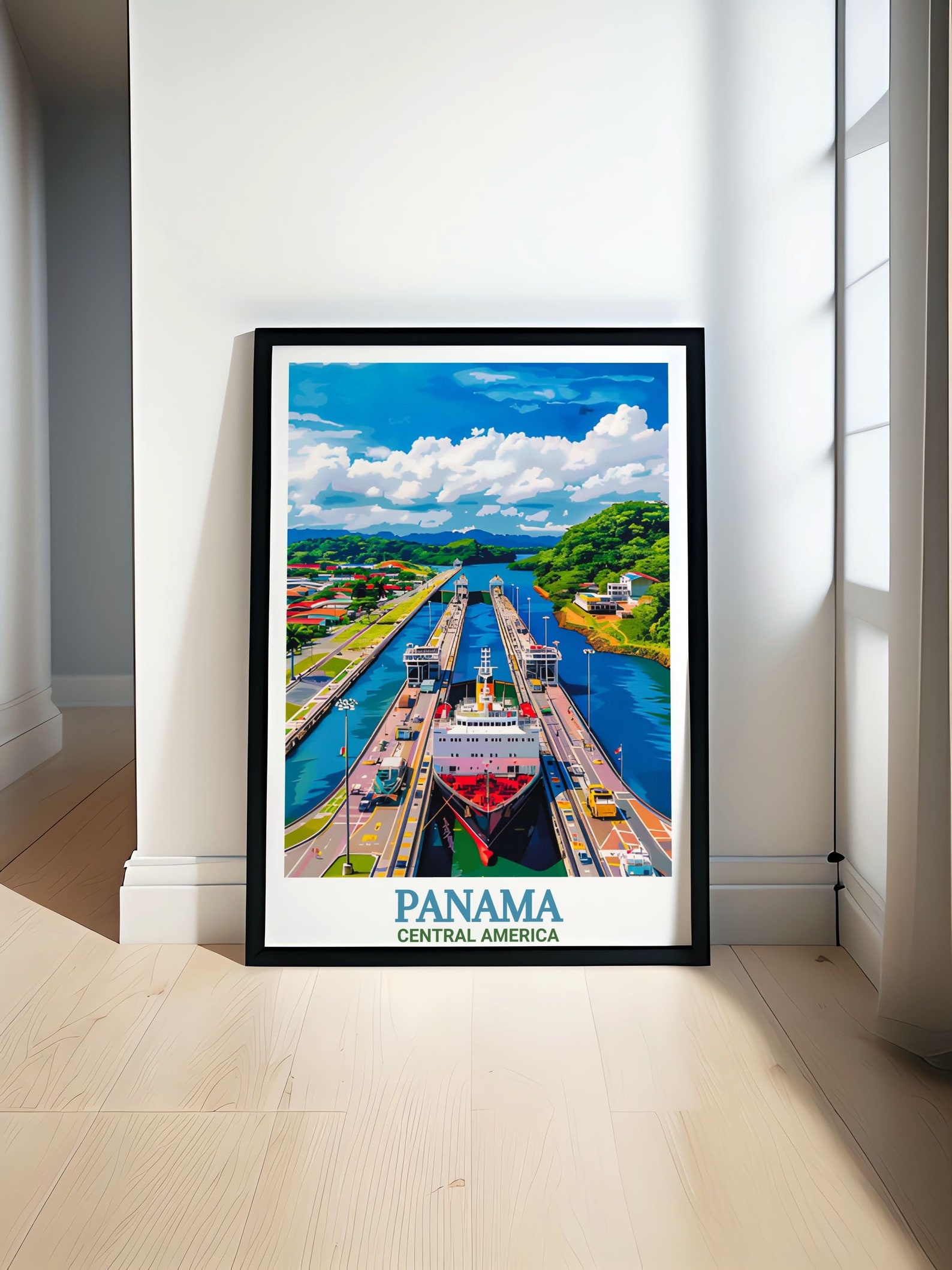 Panama Poster - Framed Panama Print - Panama Art - Panama Wall Art ...