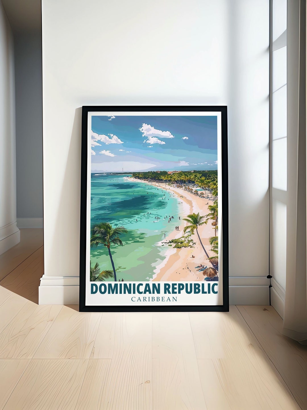 Dominican Republic Travel Poster - Punta Cana Prints and Gifts - Punta ...