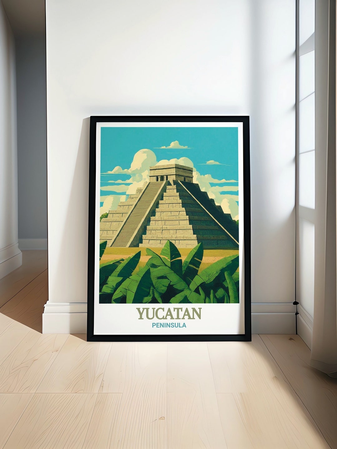 Yucatan Peninsula Poster - Cenote Ik Kil Art - Ik Kil Poster -yucatan ...