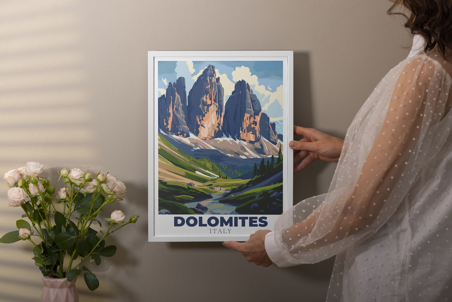 Dolomites Italy Wall Art - Tre Di Lavaredo Poster - Dolomites Print ...