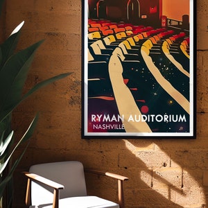 Ryman Auditorium Poster - Stage and Auditorium Decor - Stage and ...
