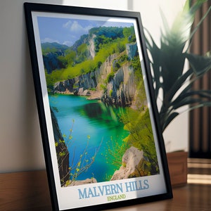 Malvern Wall Art - Gullet Quarry Iconic Poster - Beautiful English ...