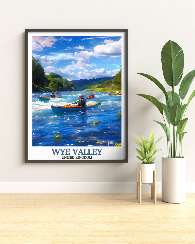 Wye Valley Wall Art - Canoeing and Kayaking on the River Wye Wall Art ...