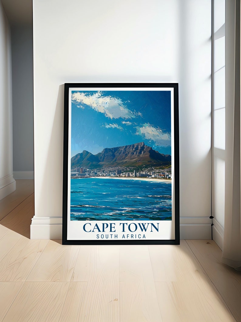 Cape Town Travel Print Table Mountain Posters and Prints Cape Town Art ...