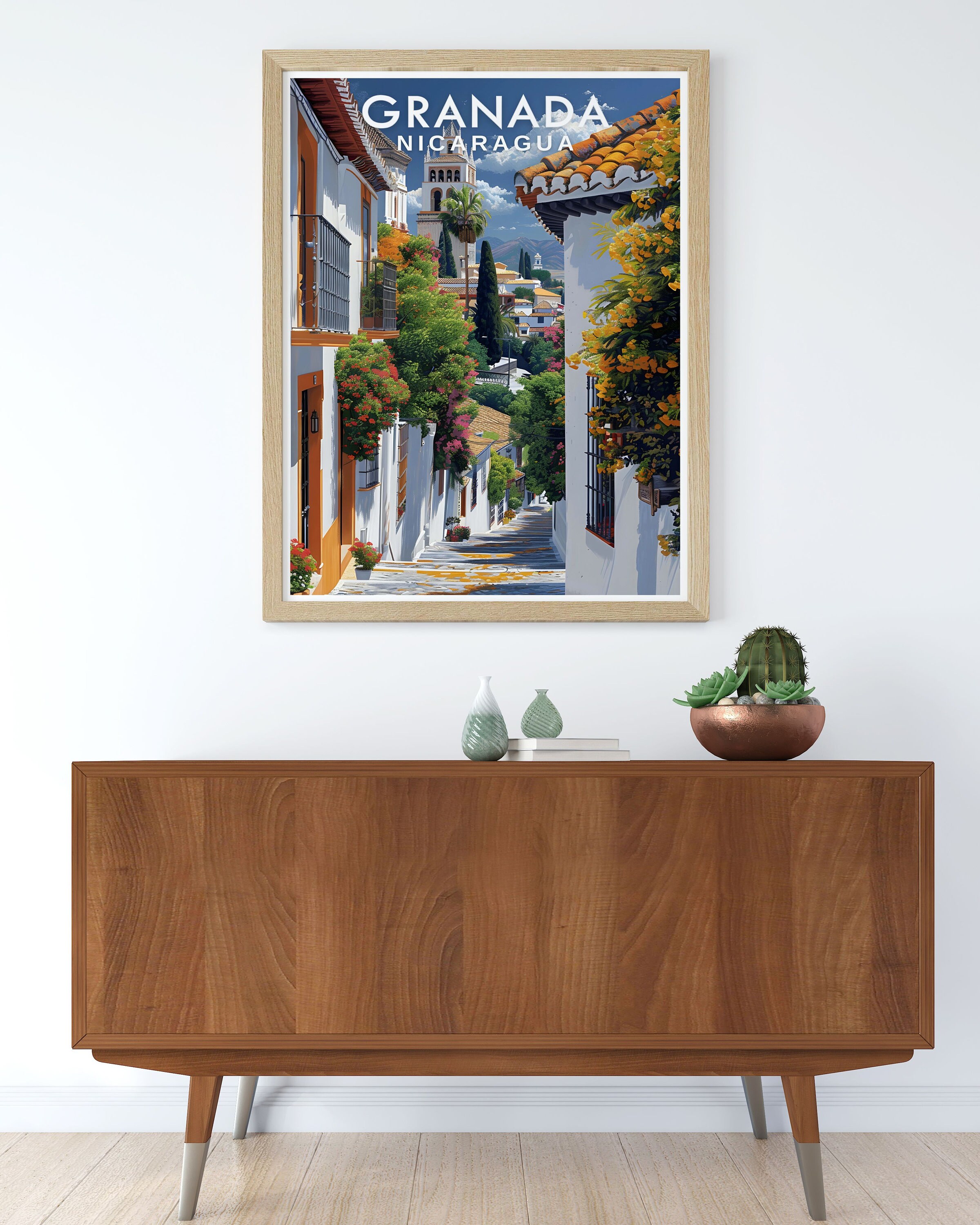 Nicaragua Poster - Corn Islands Print - Nicaragua Art Print - Corn ...