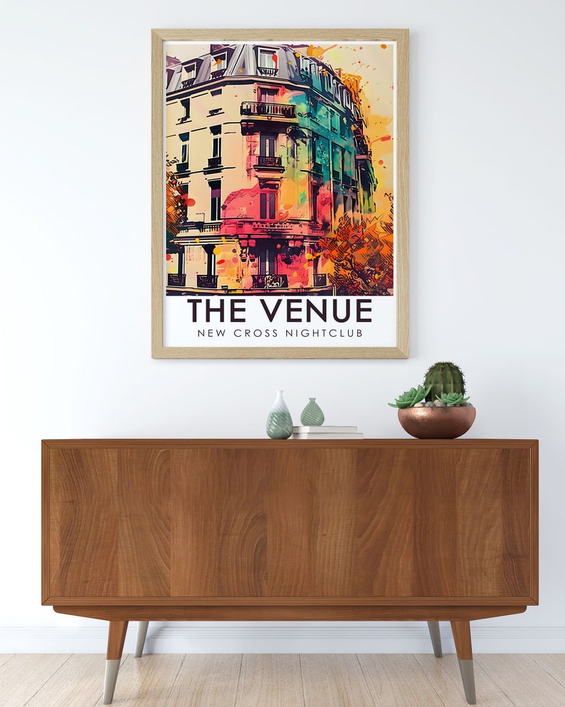 The Venue New Cross Reiseposter Außenfassadendruck London 80er 90er ...