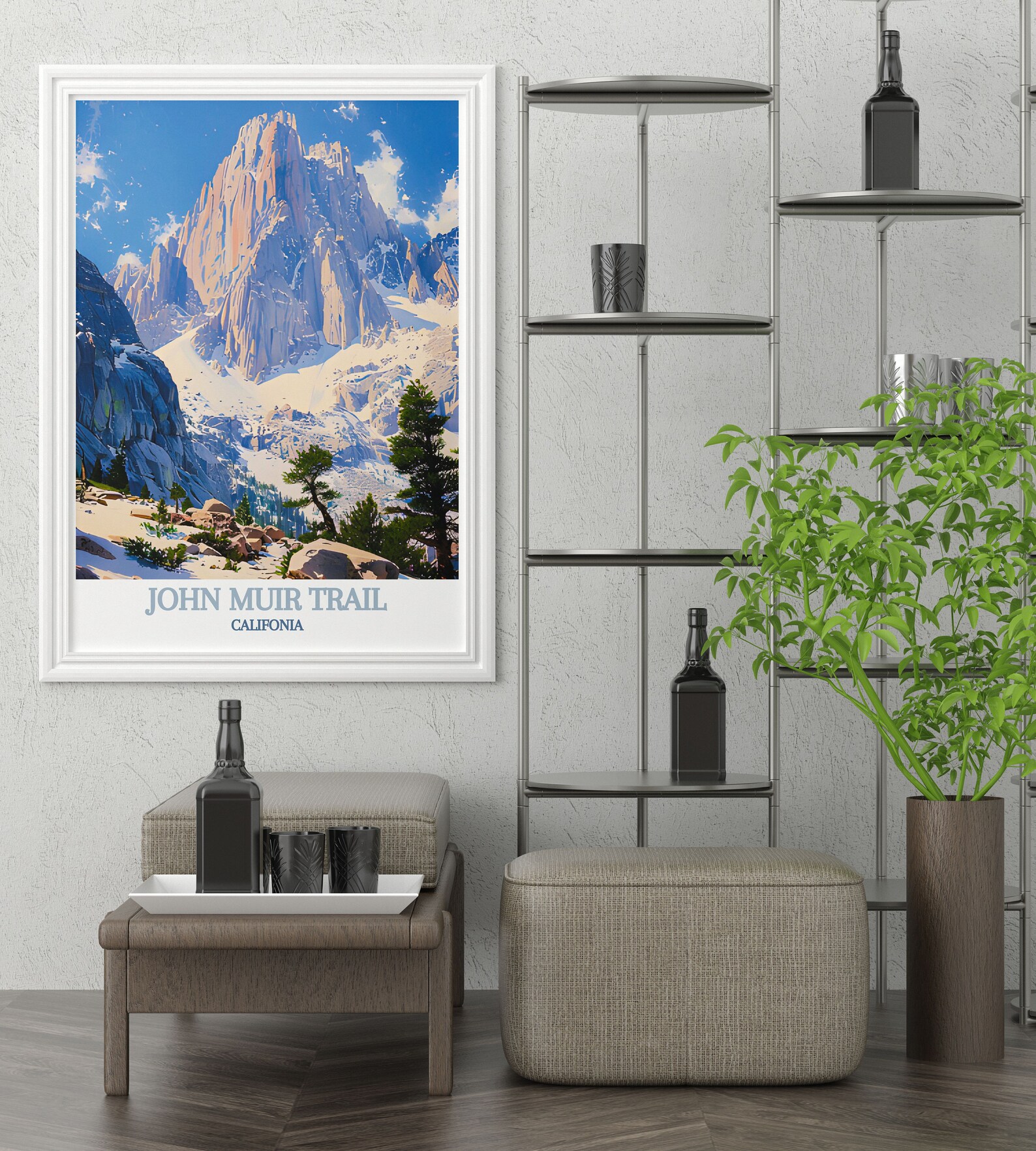 John Muir Trail Travel Posters - Mount Whitney Travel Wall Art - John ...