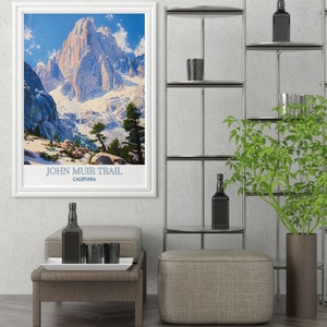 John Muir Trail Travel Posters - Mount Whitney Travel Wall Art - John ...