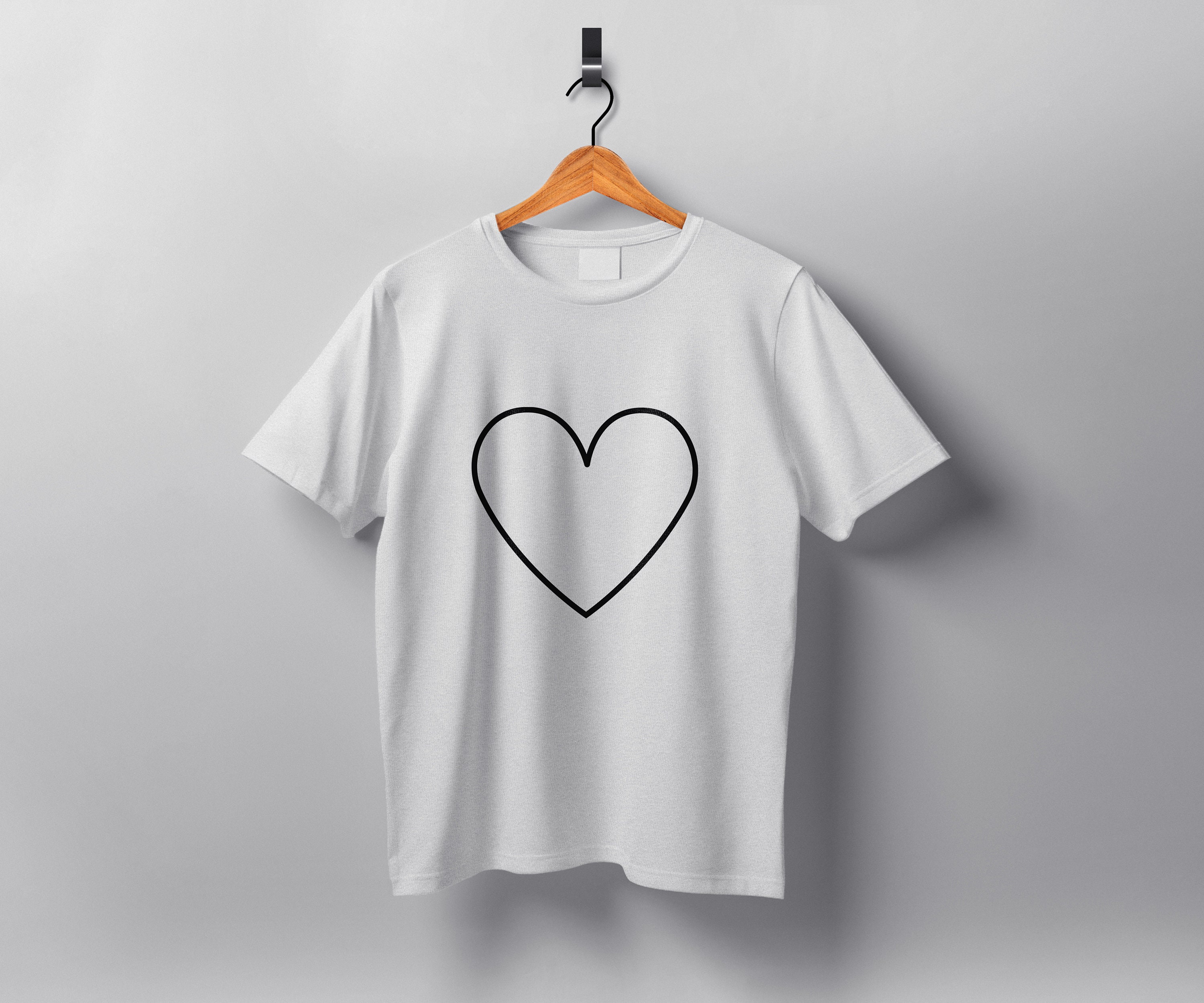 Heart Outline PNG - Heart Clipart - Heart Mug Design - Simple Heart ...