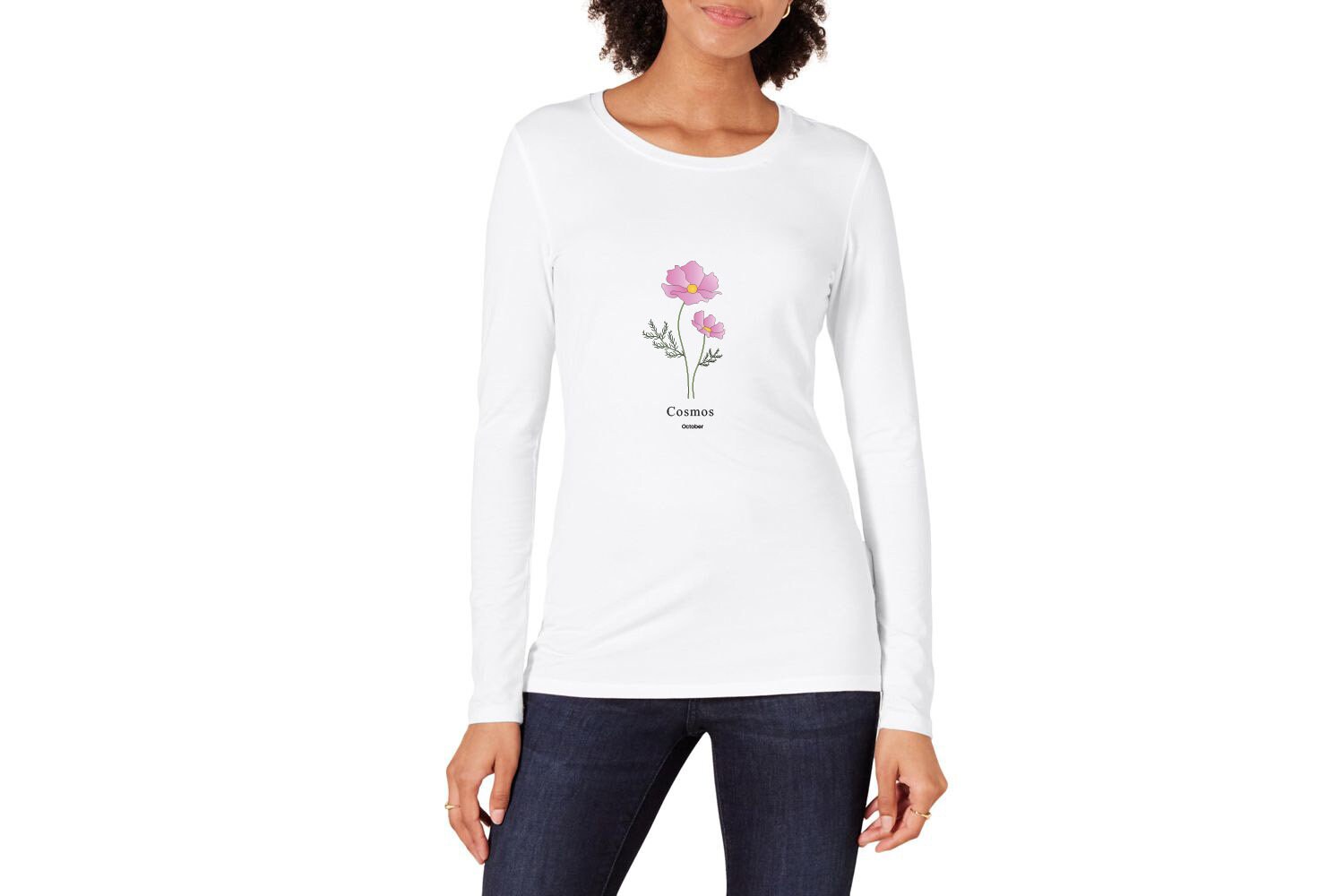 October Cosmos Birth Month Flower SVG, Floral & Botanical Svg, Flower ...