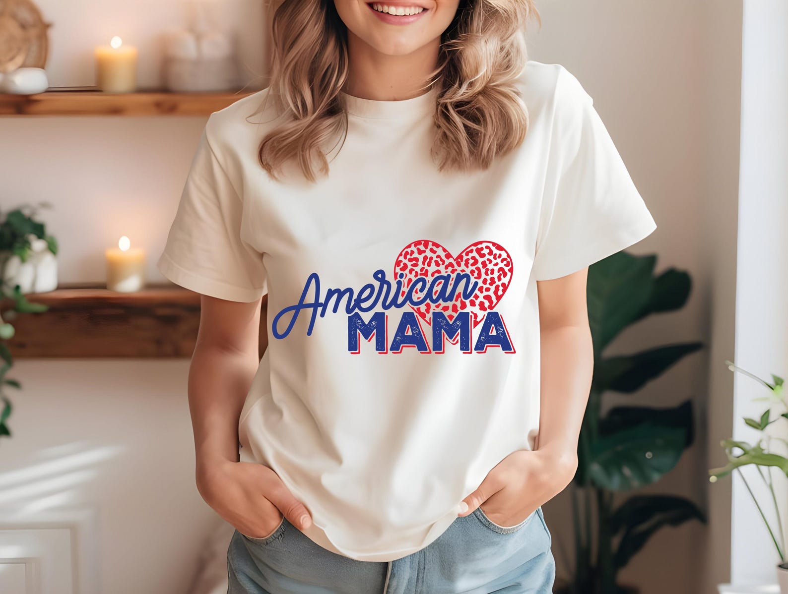 America Mama PNG - 4th of July SVG - Retro Mama Design - American Shirt ...