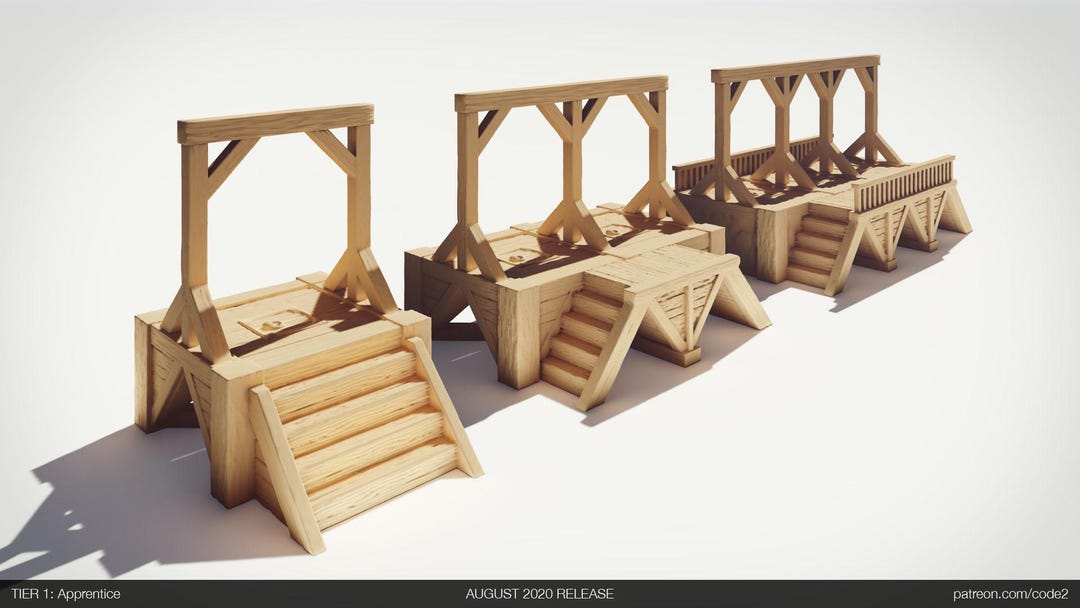 Drennheim Gallows | Town Terrain | DND and Warhammer - Etsy