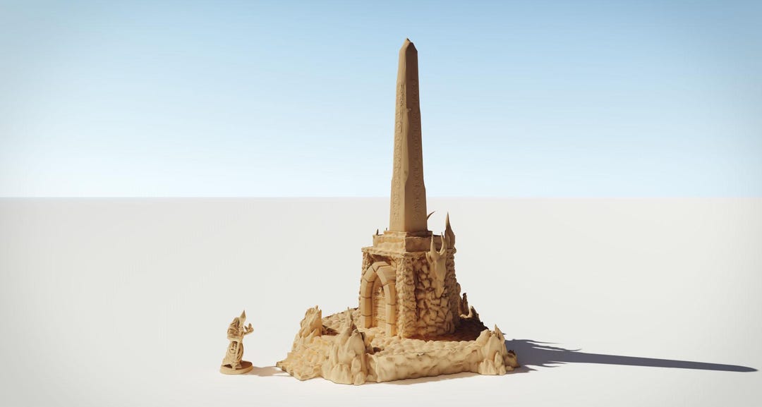 The Cursed Obelisk | Adventure Terrain | DND and Warhammer - Etsy