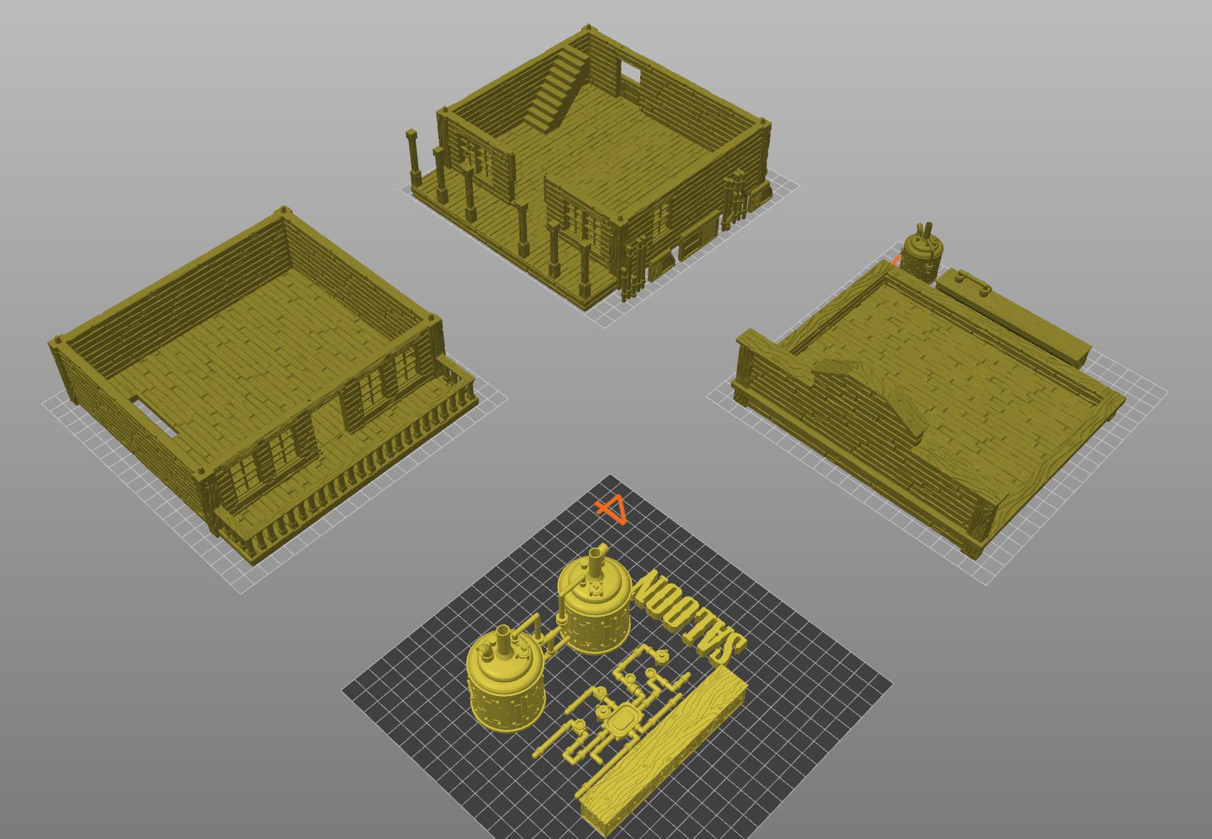 Old West Saloon | Town Terrain | DND and Warhammer - Etsy