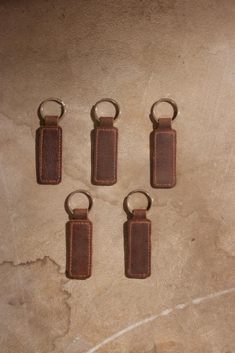 Personalized Leather Keychain, Customized Keychain, Leather Accessories ...