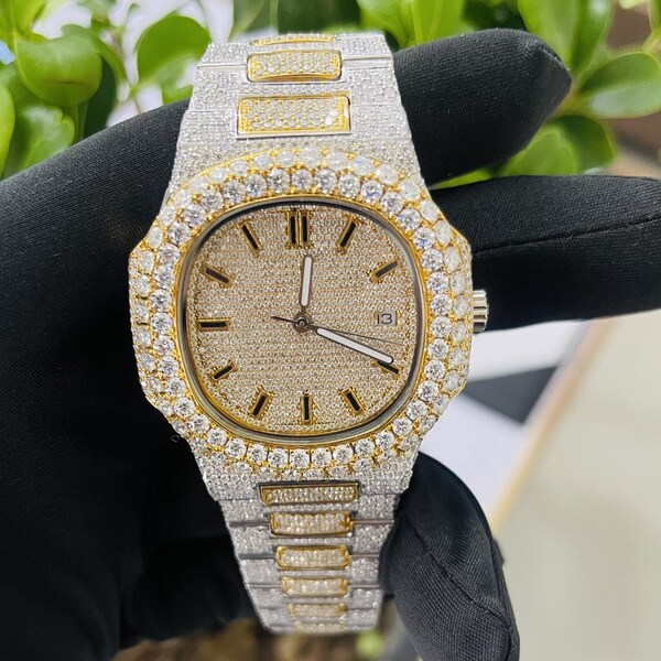 Lab Diamond Watch - Etsy