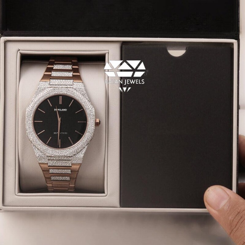 Lab Diamond Watch - Etsy