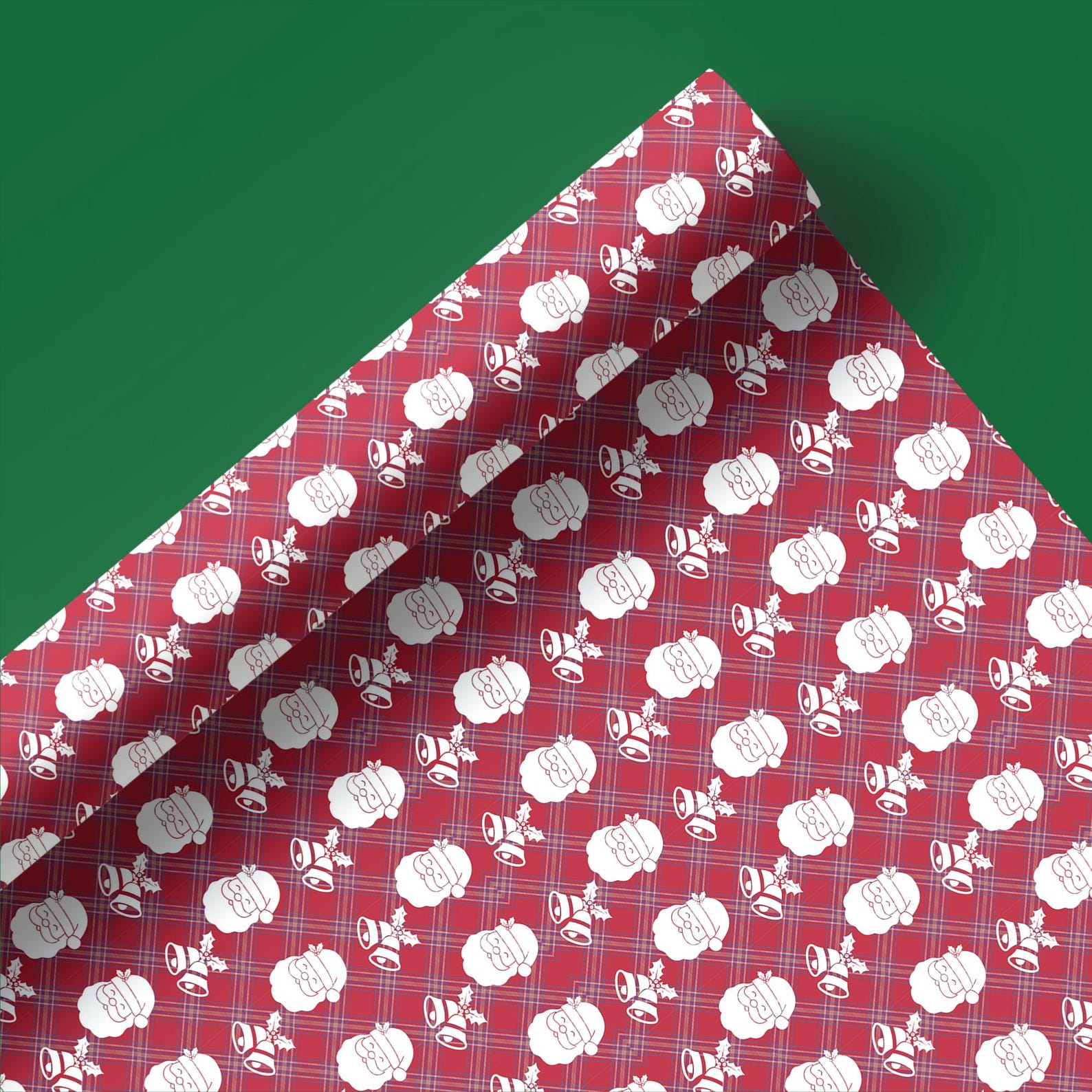 Red Christmas Wrapping Paper Santa Christmas Gifts Christmas Decor With ...